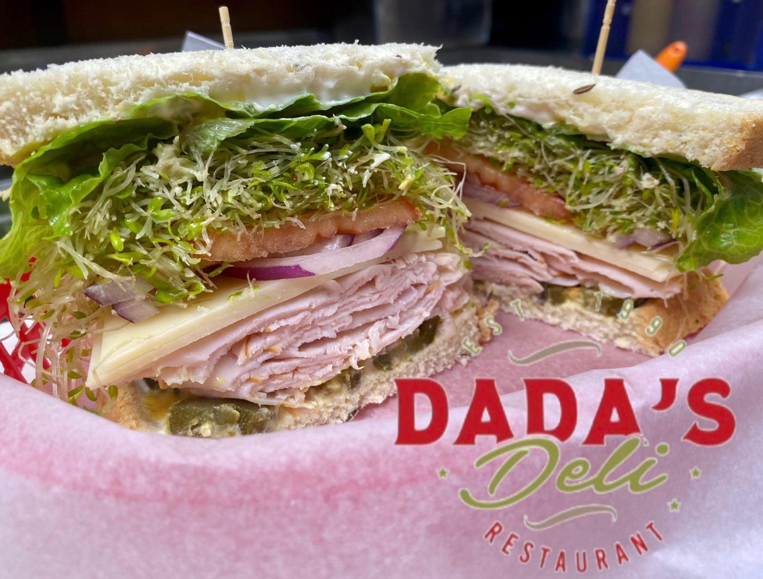 Dada's Deli & Restaurant, Santa Rosa. Home of the Super Sandwich